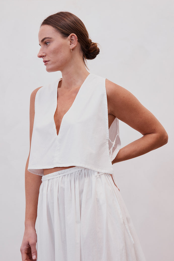 Tulum Top, White | Women's Tops & T-Shirts